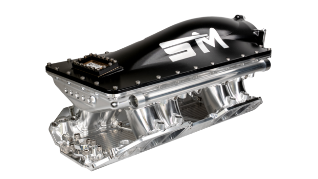 Shaun's Custom Alloy Billet BBC Intake Manifold - Steve Morris Engines