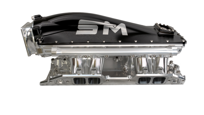 Shaun's Custom Alloy Billet BBC Intake Manifold - Steve Morris Engines