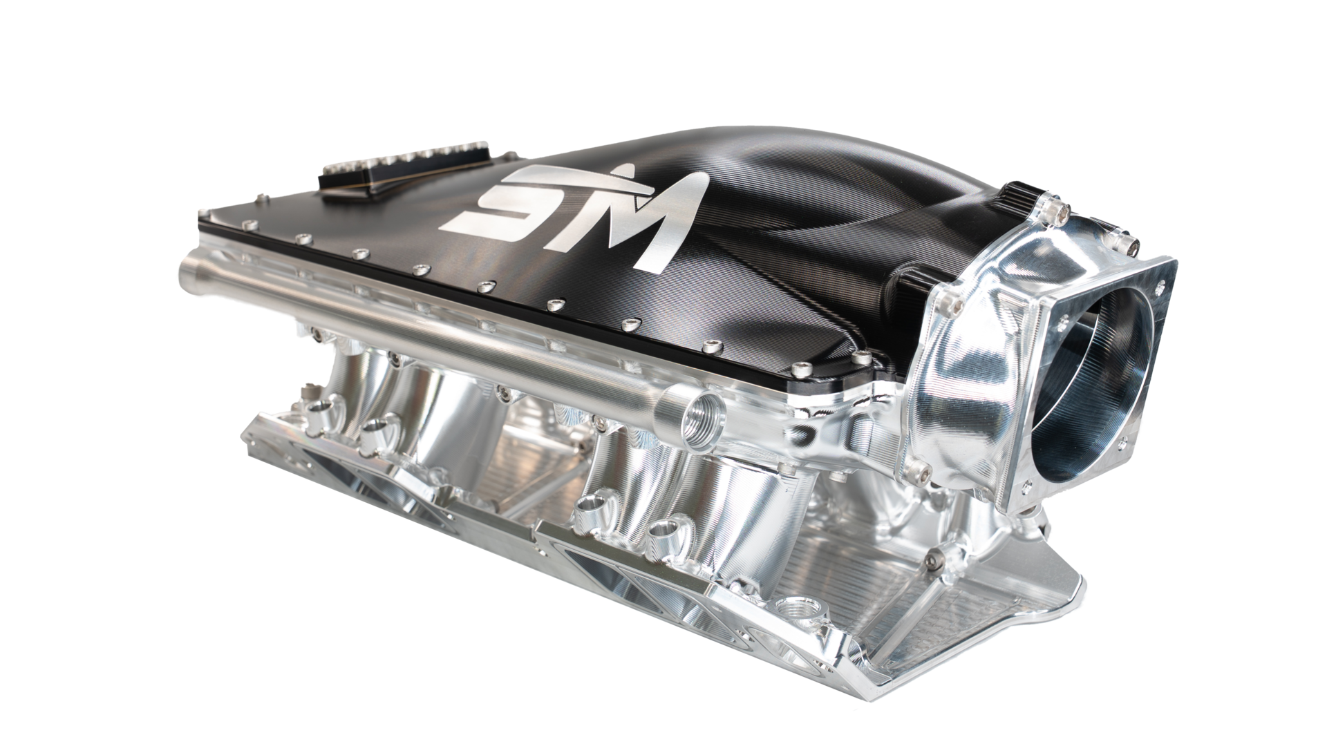 Shaun's Custom Alloy Billet BBC Intake Manifold - Steve Morris Engines