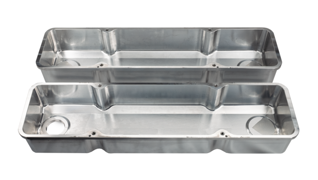 Billet Conventional SBC valve covers - Steve Morris Engines