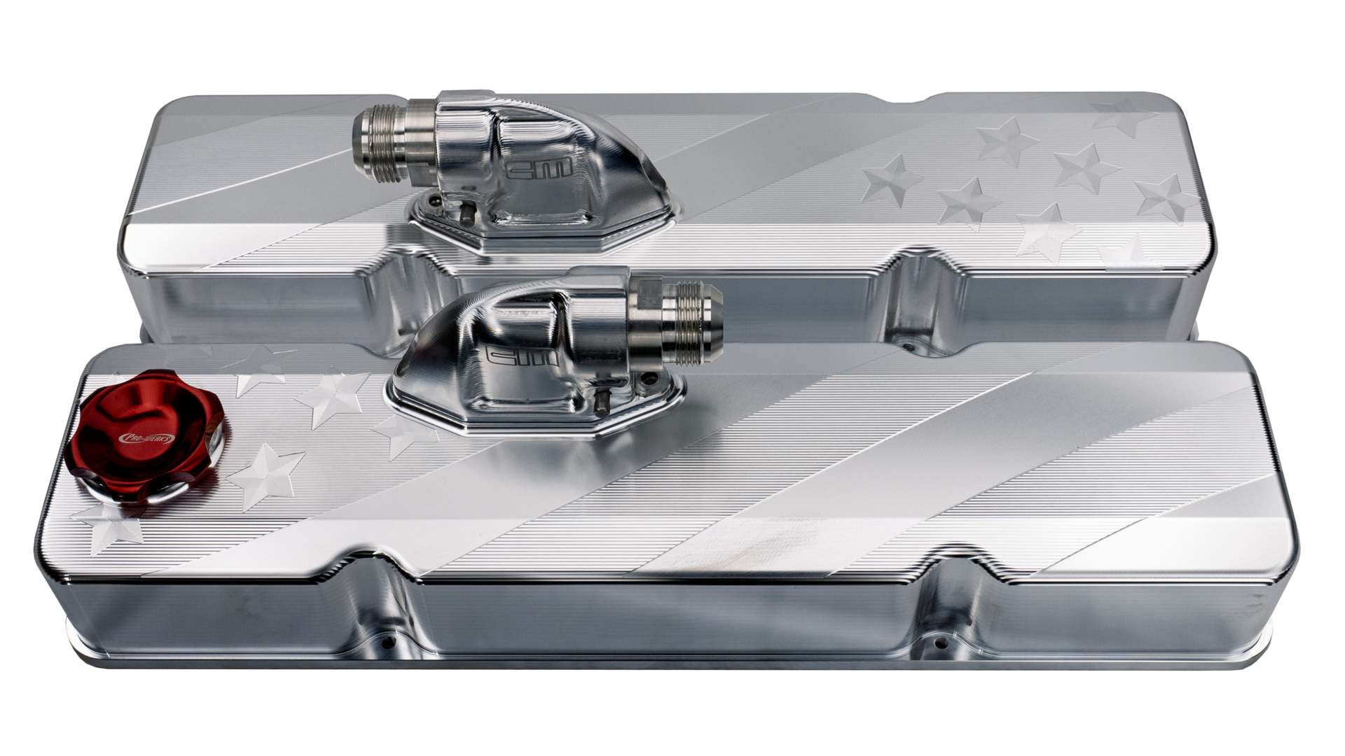 Billet Conventional SBC valve covers - Steve Morris Engines